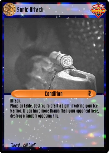 Sonic Attack (BS) | CardGuide Wiki | Fandom