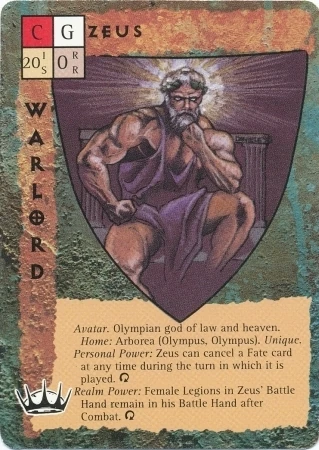 Zeus (P&P) | CardGuide Wiki | Fandom