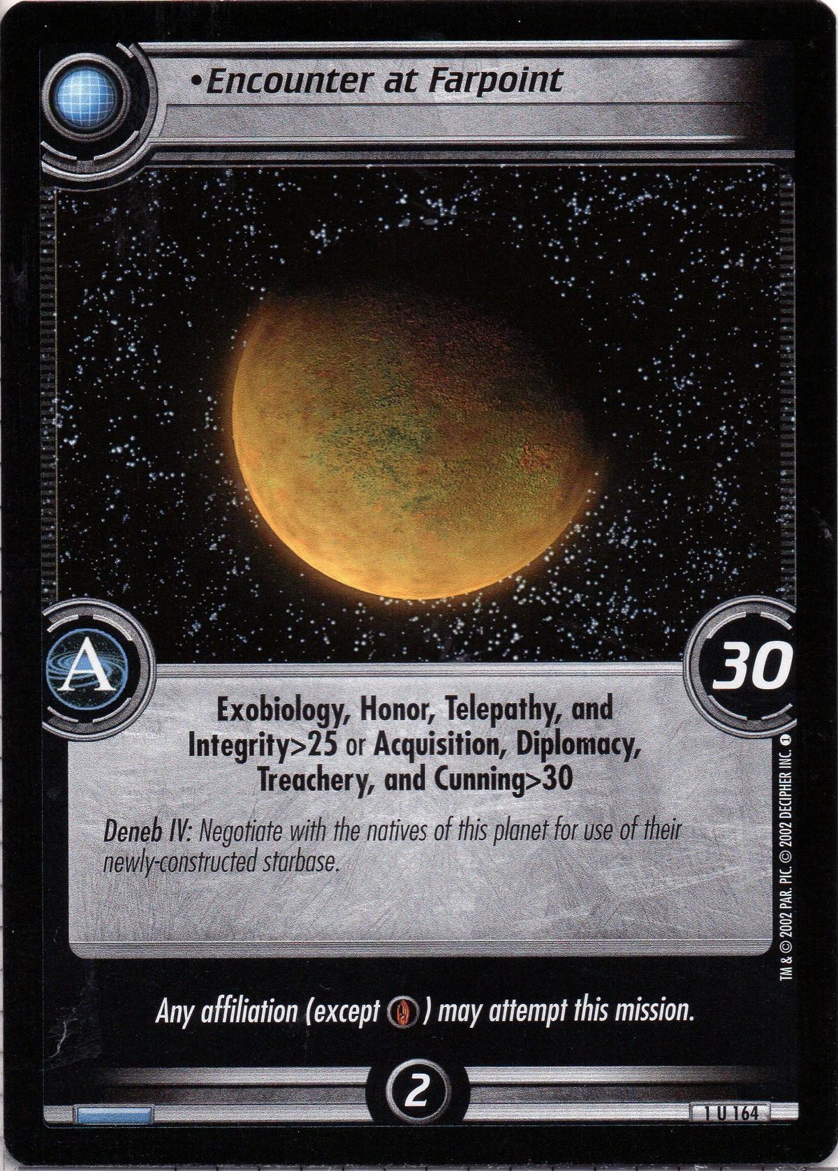 Encounter at Farpoint (2E) | CardGuide Wiki | Fandom