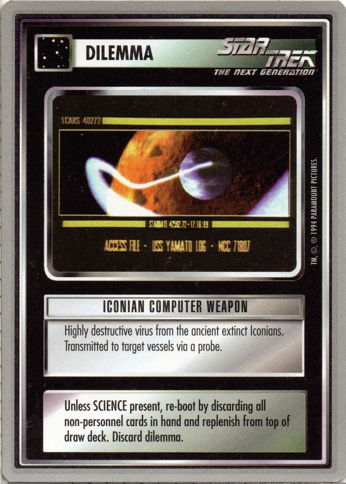 Iconian Computer Weapon (CT) | CardGuide Wiki | Fandom