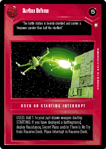 Surface Defense (SE) | CardGuide Wiki | Fandom