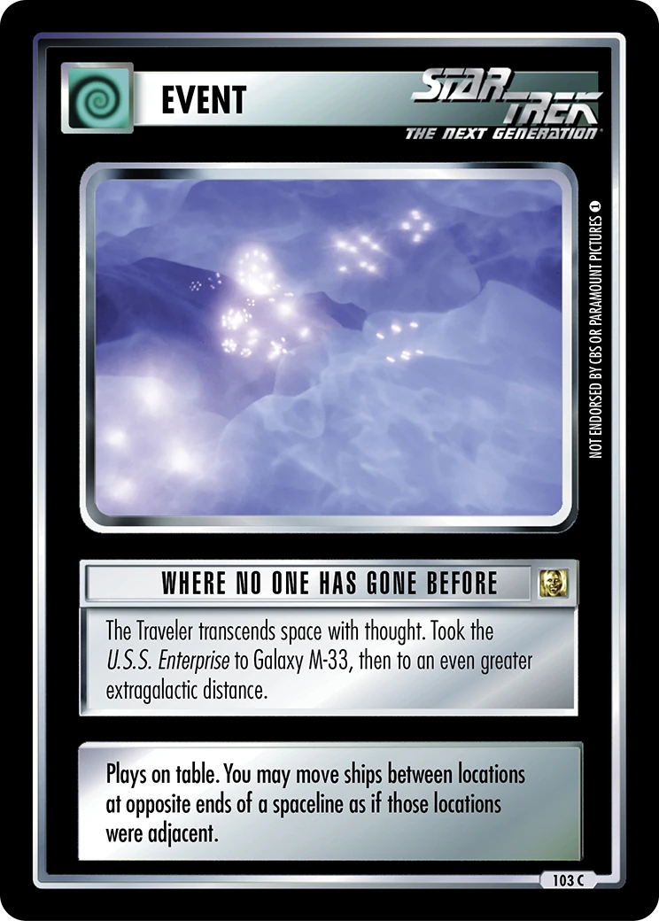 Where No One Has Gone Before (PR) | CardGuide Wiki | Fandom