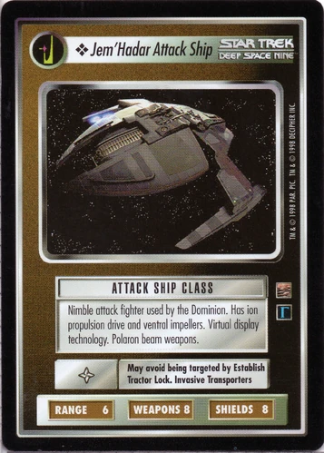 Jem'Hadar Attack Ship (TD) | CardGuide Wiki | Fandom