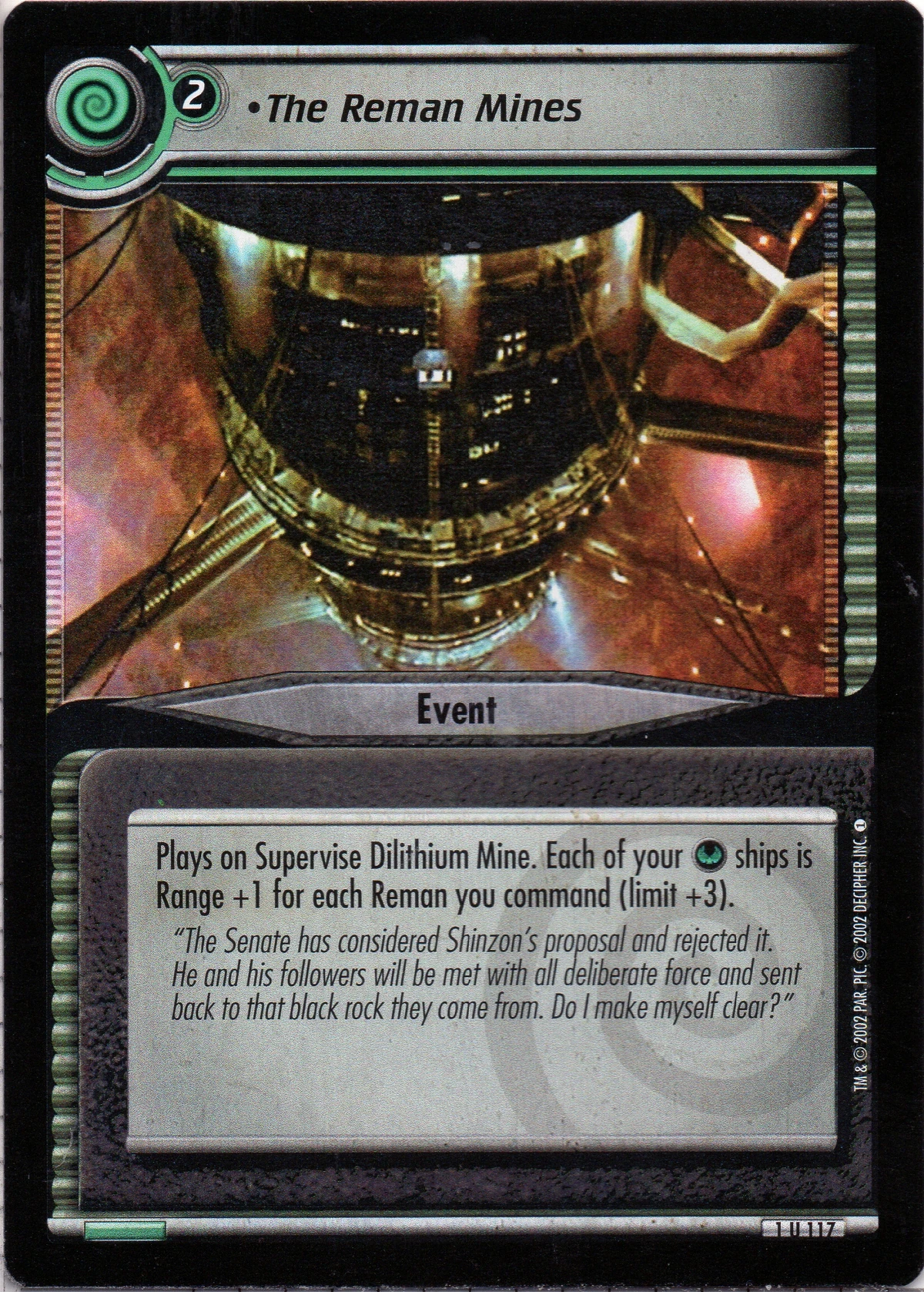 The Reman Mines (2E) | CardGuide Wiki | Fandom