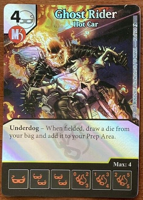 Ghost Rider Hot Car Gotg Foil Cardguide Wiki Fandom