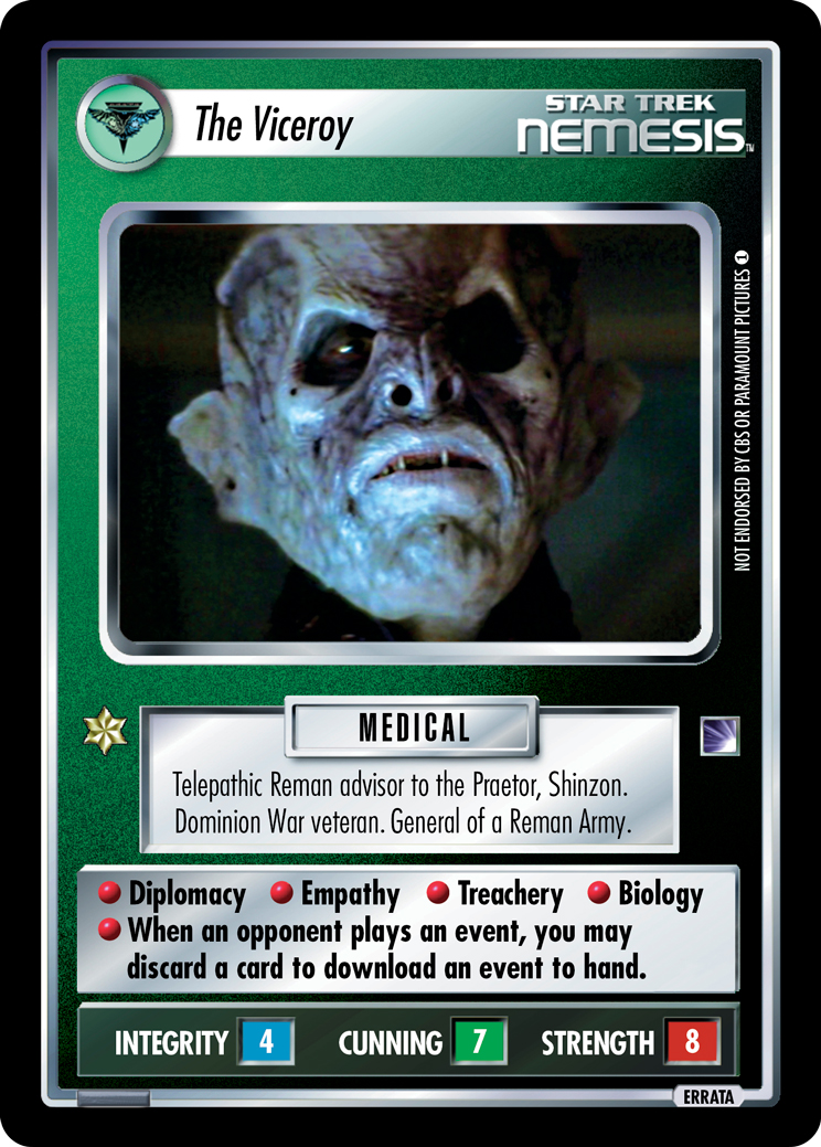 The Viceroy Errata Vp Cardguide Wiki Fandom