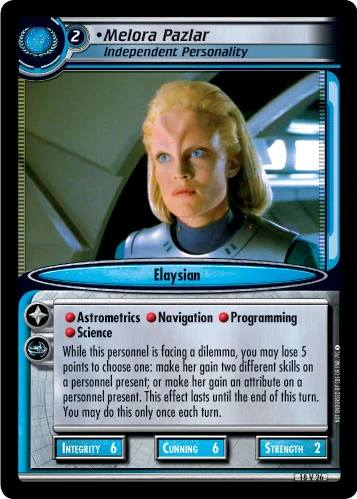 Melora Pazlar - Independent Personality (TSoP) | CardGuide Wiki | Fandom