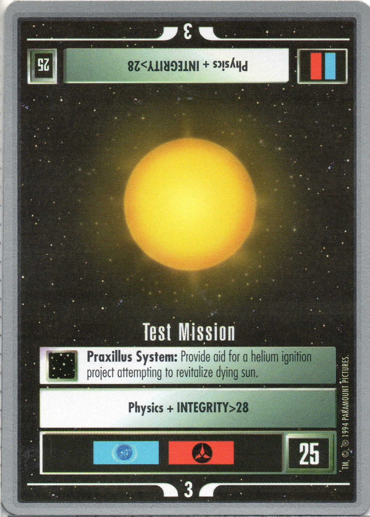 Test Mission (CT) | CardGuide Wiki | Fandom