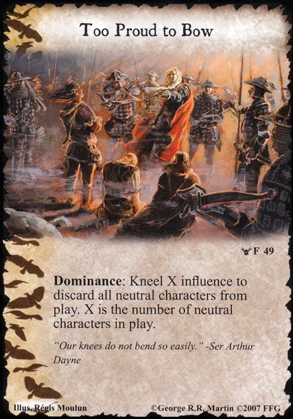 Too Proud to Bow (SB) | CardGuide Wiki | Fandom