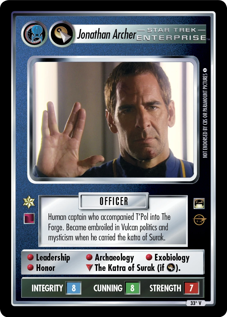 Jonathan Archer (LLaP) (AI) | CardGuide Wiki | Fandom