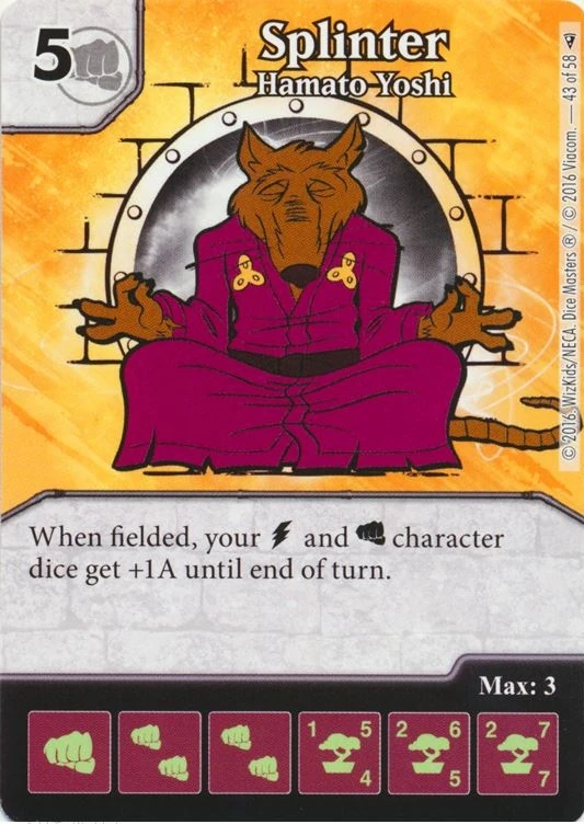 Splinter - Hamato Yoshi (TMNT) | CardGuide Wiki | Fandom
