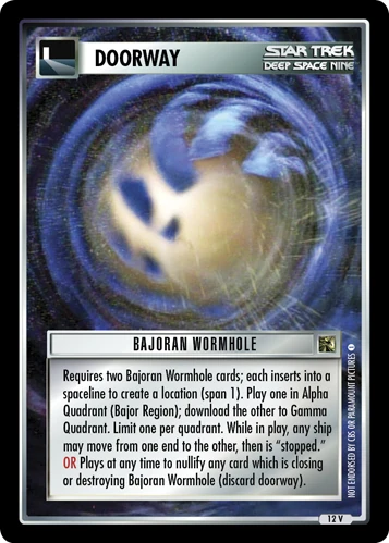 Bajoran Wormhole (EMS) | CardGuide Wiki | Fandom