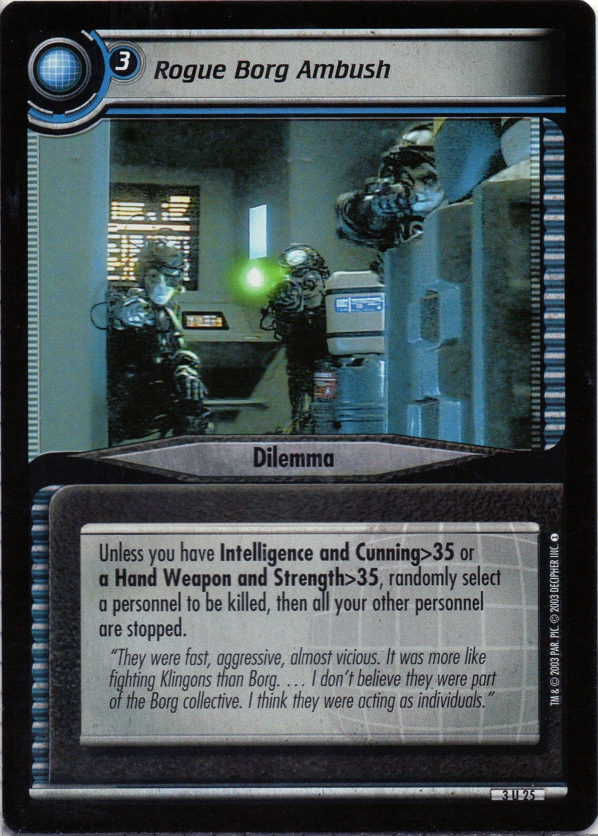 Rogue Borg Ambush (CtA) | CardGuide Wiki | Fandom