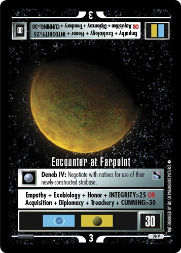 Encounter at Farpoint (TNG) | CardGuide Wiki | Fandom