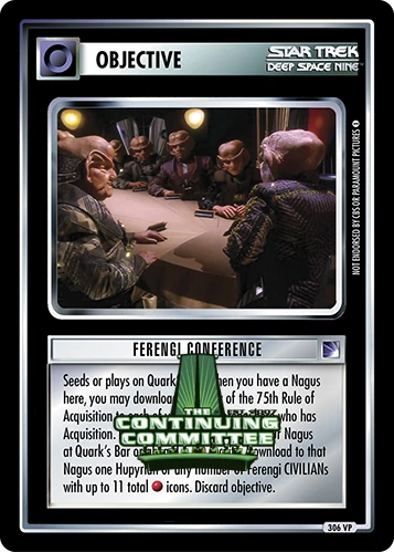 Ferengi Conference (VP TCC) | CardGuide Wiki | Fandom