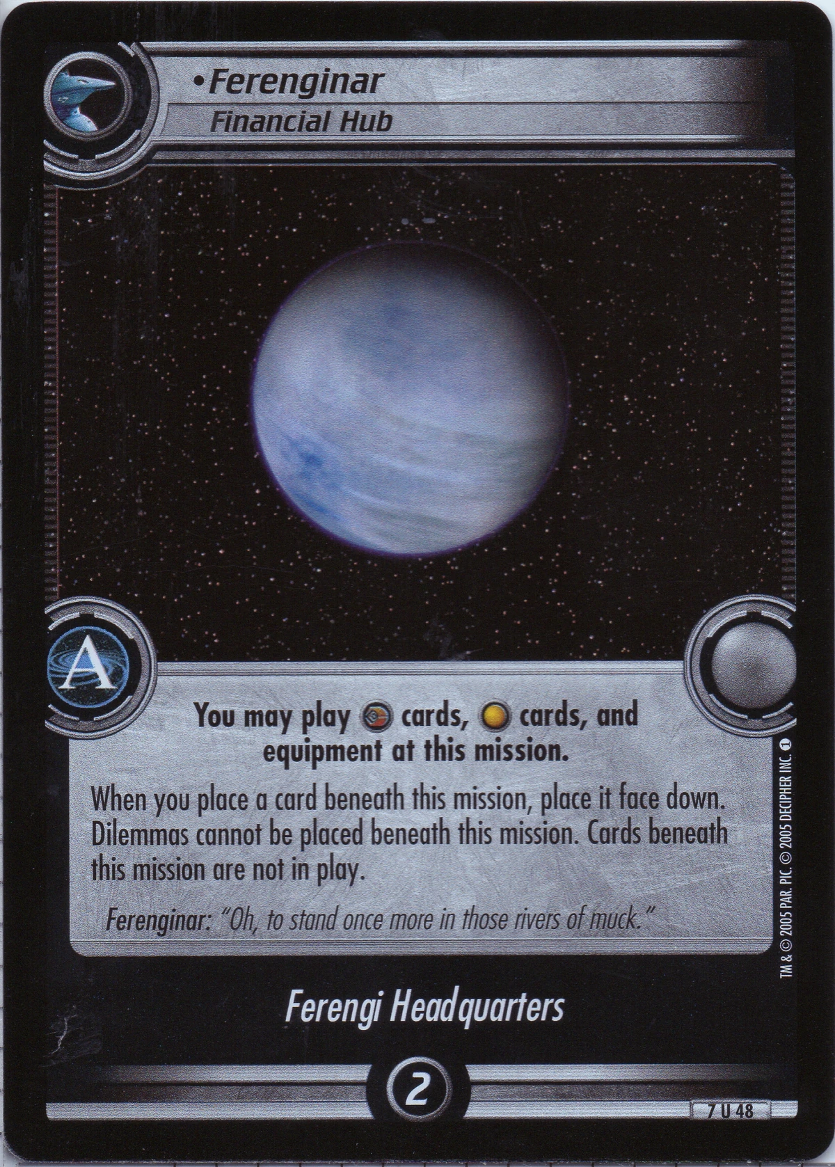 Ferenginar | CardGuide Wiki | Fandom