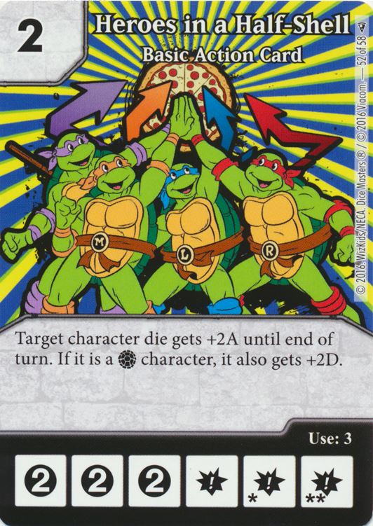 Heroes In A Half Shell Basic Action Card Tmnt Cardguide Wiki Fandom