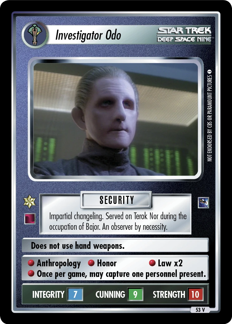 Investigator Odo (EM) | CardGuide Wiki | Fandom