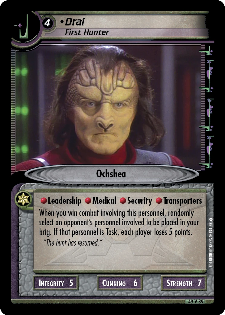 Drai - First Hunter (SoA) | CardGuide Wiki | Fandom