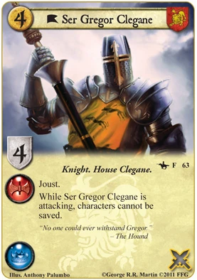Ser Gregor Clegane (WLL) | CardGuide Wiki | Fandom