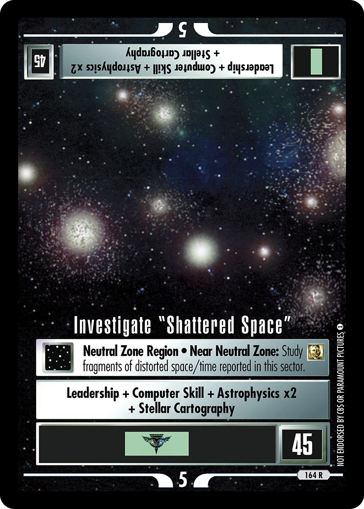 Investigate "Shattered Space" (PR) | CardGuide Wiki | Fandom