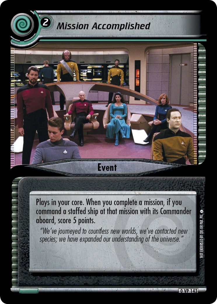 Mission Accomplished (VP) | CardGuide Wiki | Fandom