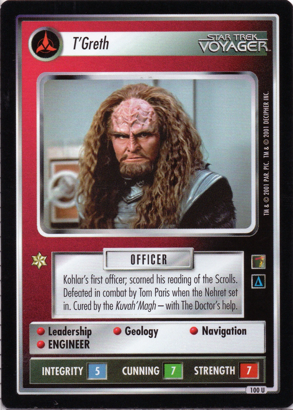 T'Greth (TB) | CardGuide Wiki | Fandom