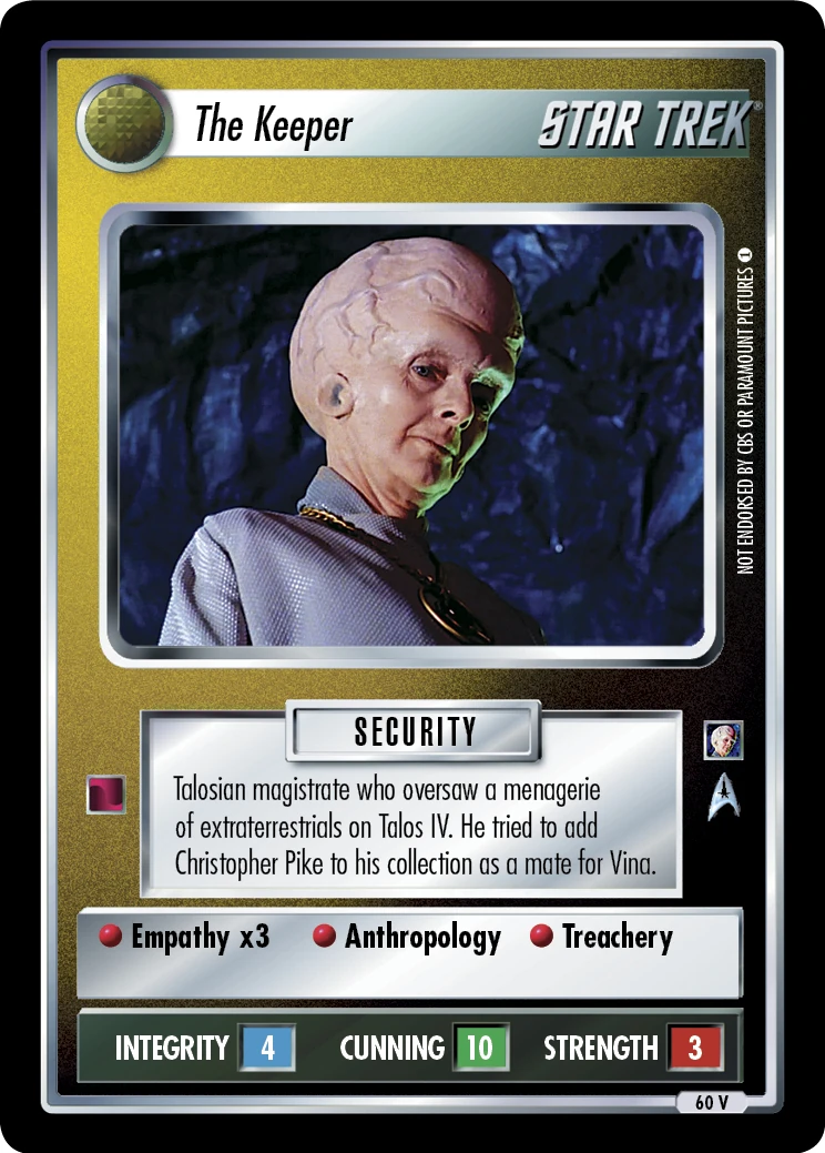 The Keeper (TC) | CardGuide Wiki | Fandom