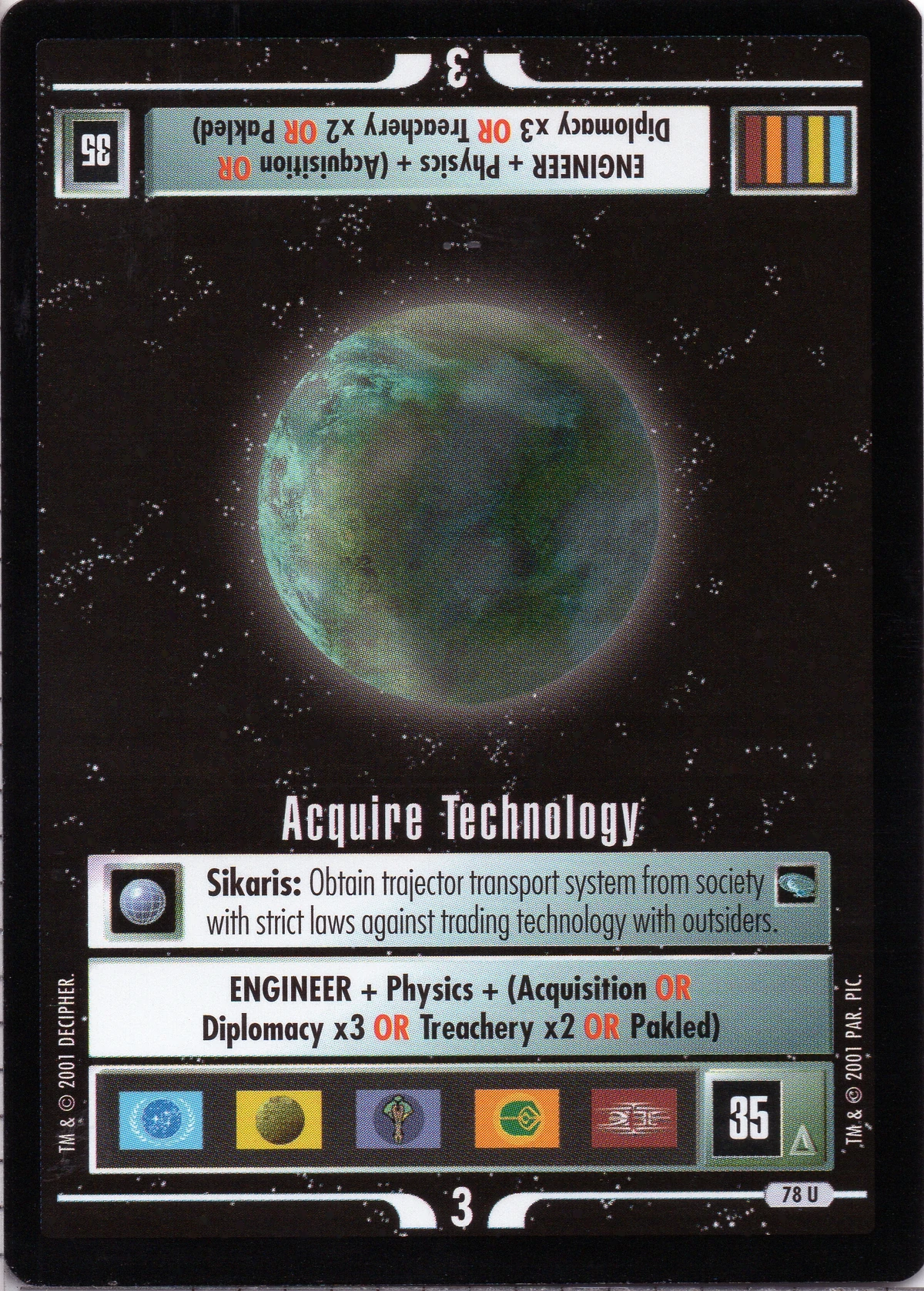 Acquire Technology (VOY) | CardGuide Wiki | Fandom