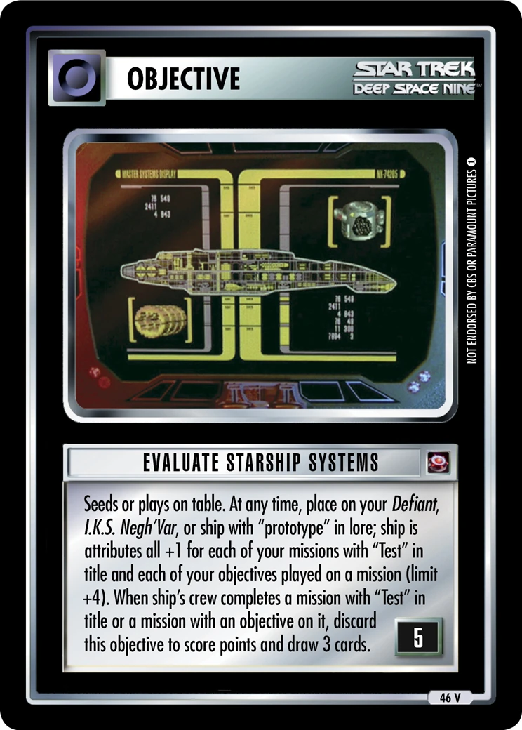 Evaluate Starship Systems (CR) | CardGuide Wiki | Fandom