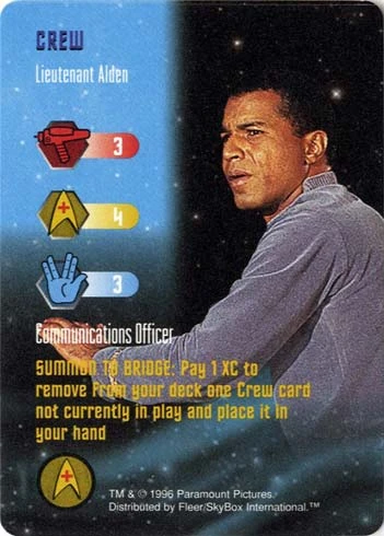 Lieutenant Alden (ST) | CardGuide Wiki | Fandom