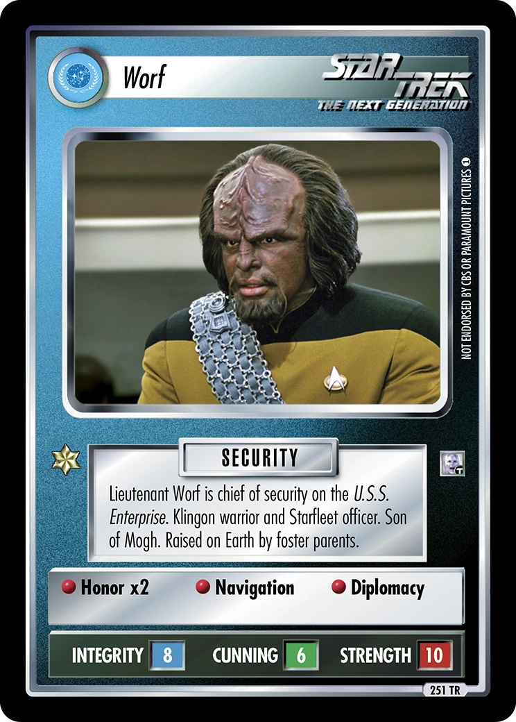 Worf (PT) | CardGuide Wiki | Fandom