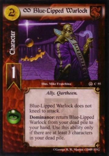 Blue-Lipped Warlock (ASoT) | CardGuide Wiki | Fandom
