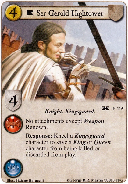 Ser Gerold Hightower (HtS) | CardGuide Wiki | Fandom