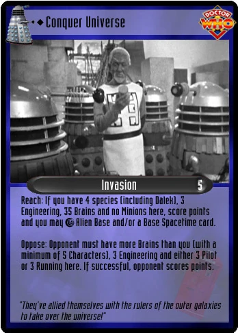 Conquer Universe (RD1) | CardGuide Wiki | Fandom