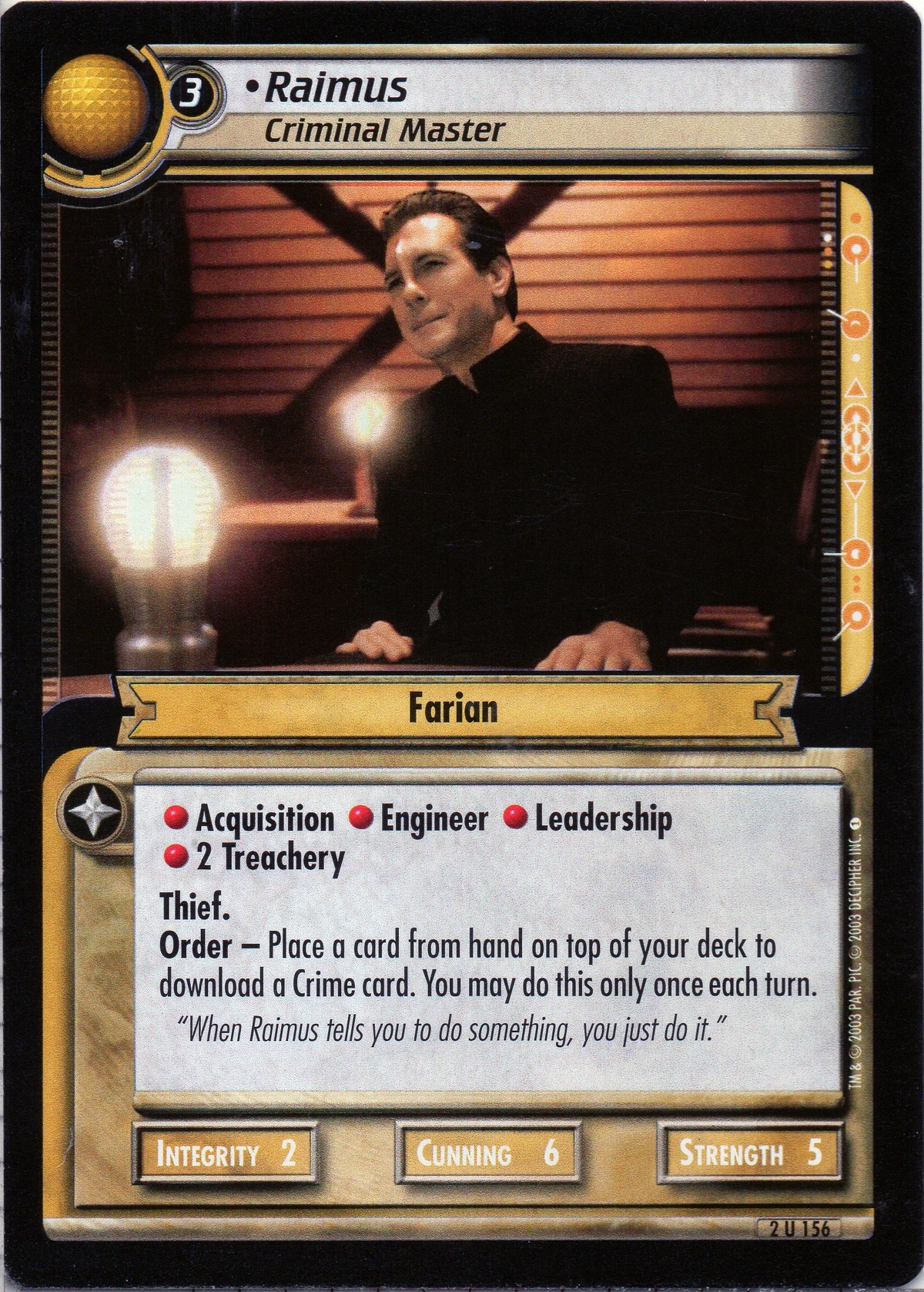 Raimus - Criminal Master (ENE) | CardGuide Wiki | Fandom