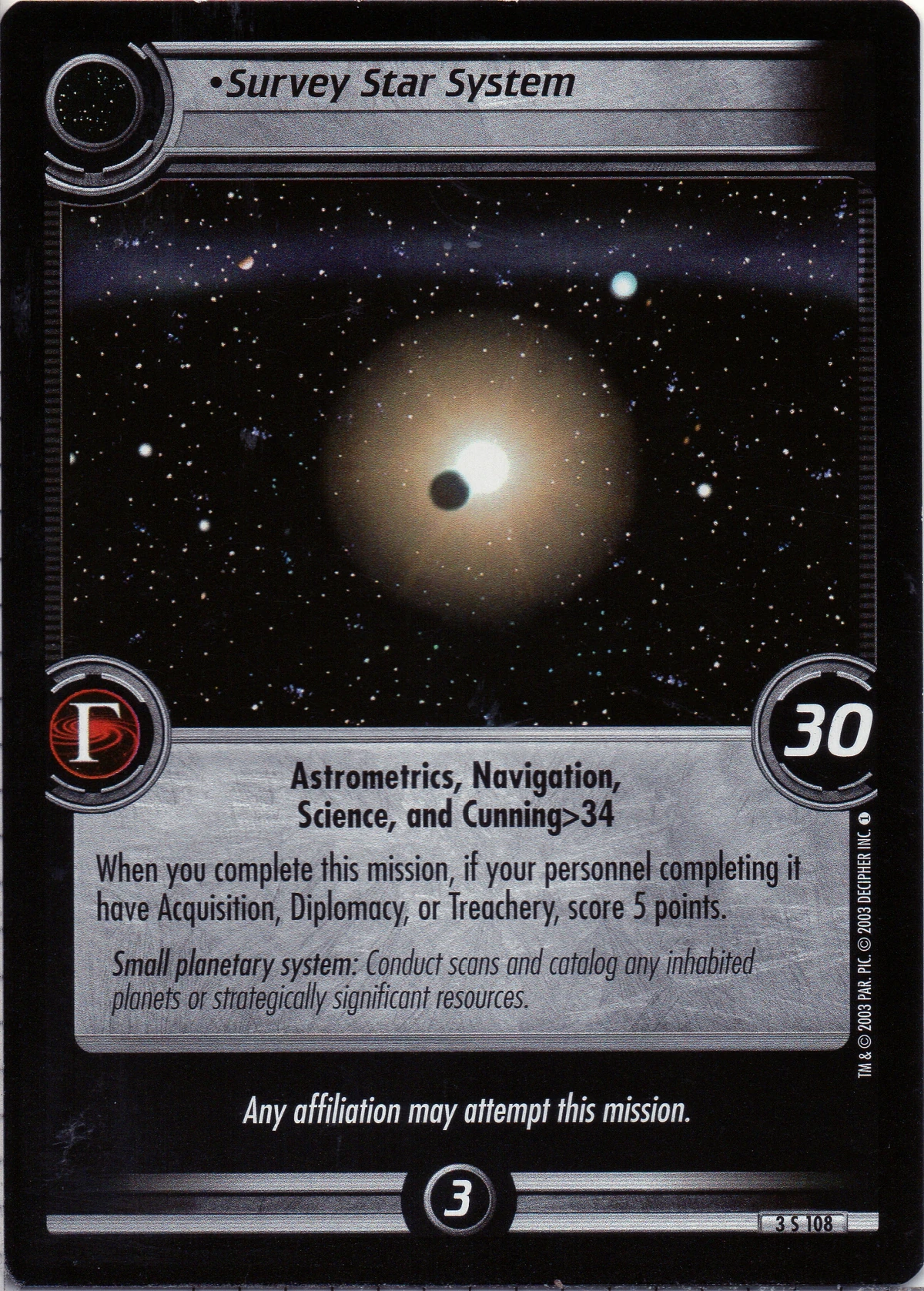 Survey Star System (CtA) | CardGuide Wiki | Fandom