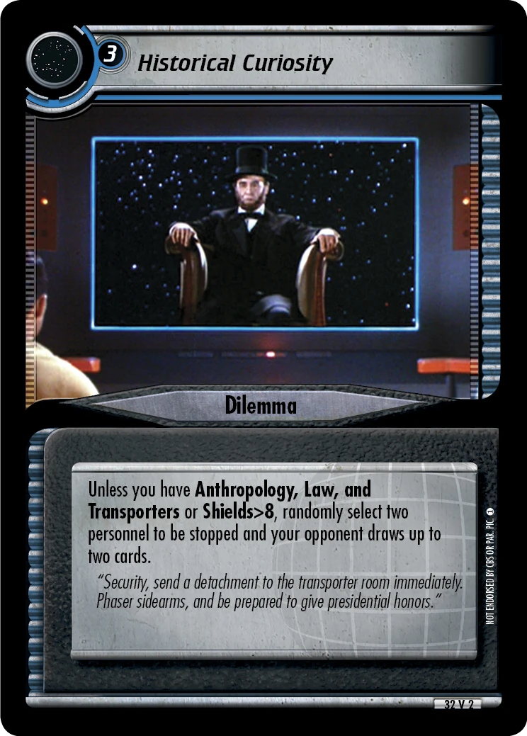 Historical Curiosity (20A) | CardGuide Wiki | Fandom