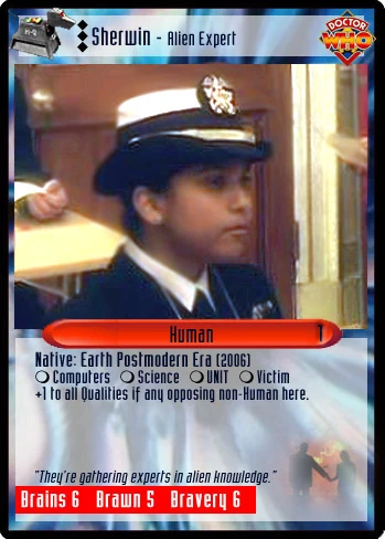 Sherwin - Alien Expert (T9D) | CardGuide Wiki | Fandom