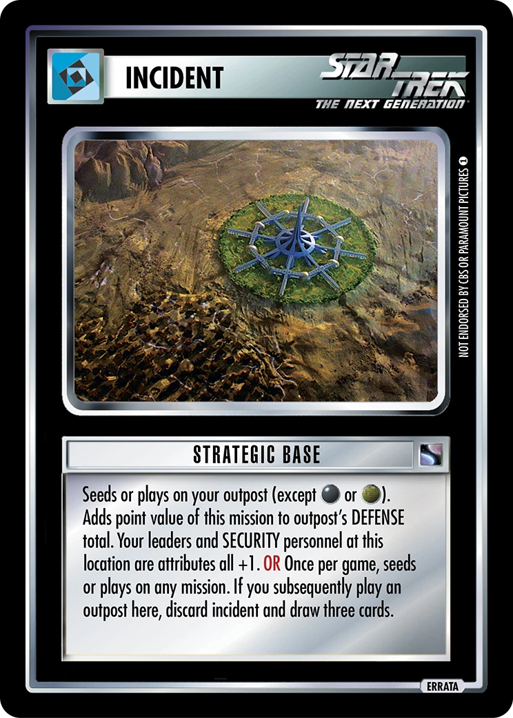 Strategic Base (Errata 2) (TNG) | CardGuide Wiki | Fandom