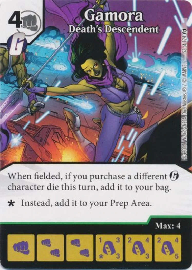 Gamora - Death's Descendent (GotG) | CardGuide Wiki | Fandom