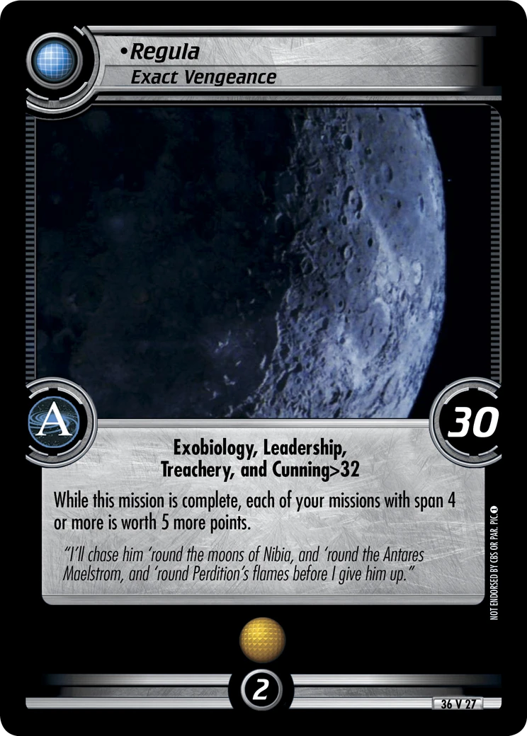 Regula - Exact Vengeance (ATtS) | CardGuide Wiki | Fandom