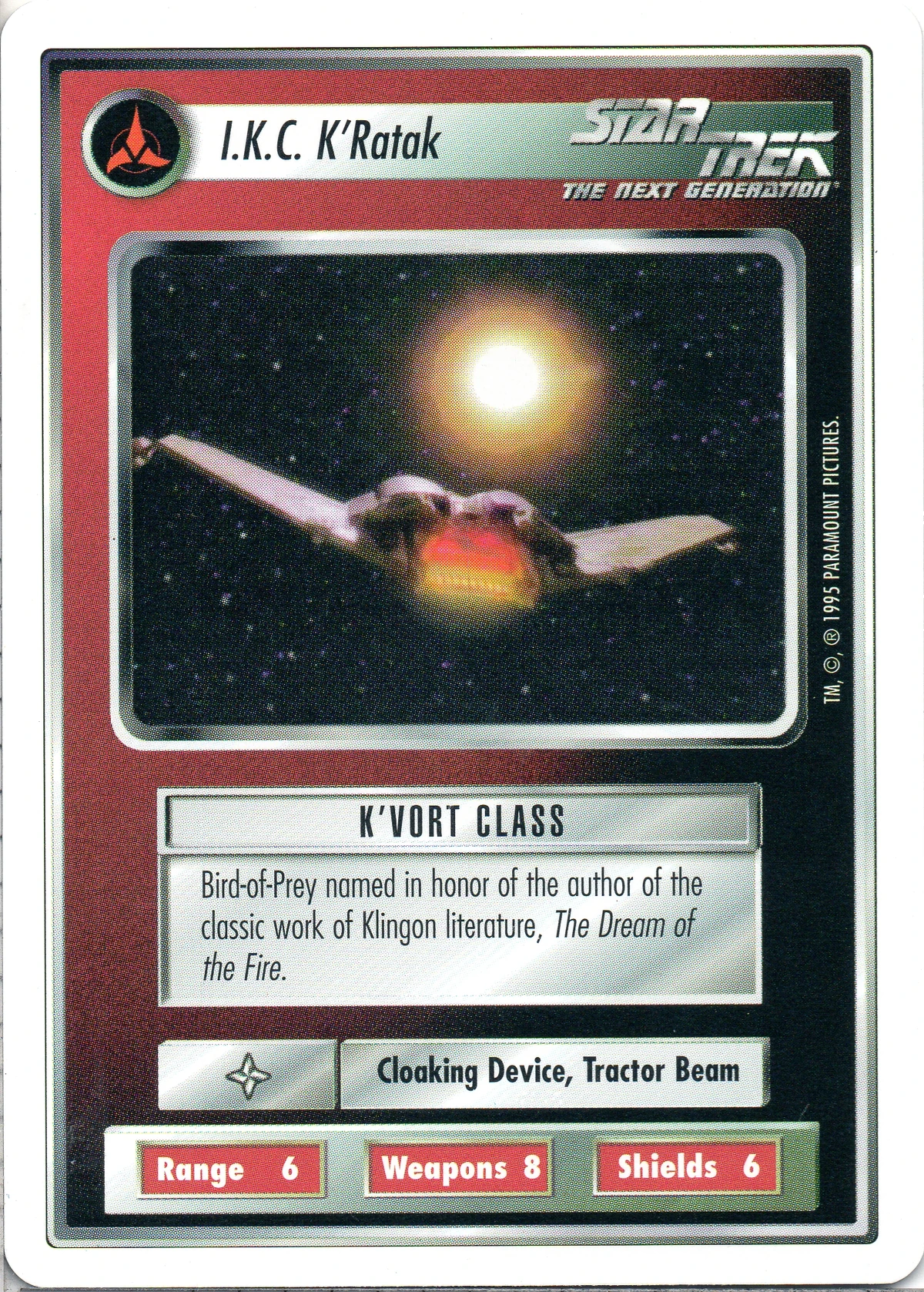 I.K.C. K'Ratak (I2PG) | CardGuide Wiki | Fandom