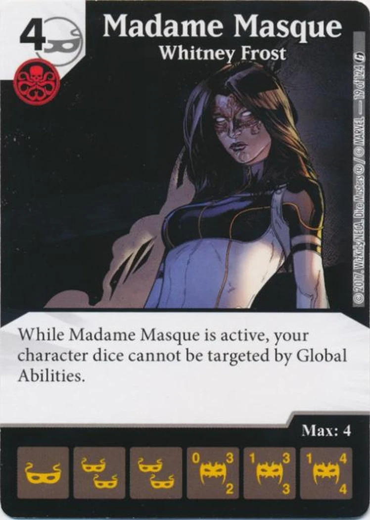 Madame Masque - Whitney Frost (GotG) | CardGuide Wiki | Fandom