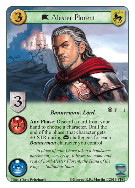 Alester Florent (TBG) | CardGuide Wiki | Fandom