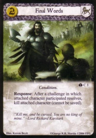 Final Words (ITE) | CardGuide Wiki | Fandom