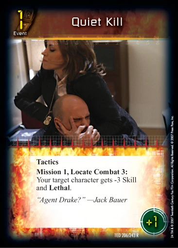 Quiet Kill (1E) | CardGuide Wiki | Fandom