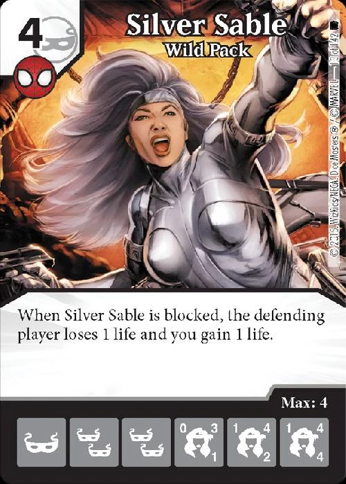 Silver Sable - Wild Pack (TASM) | CardGuide Wiki | Fandom