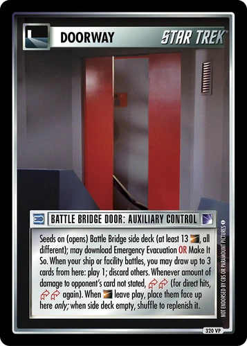 Battle Bridge Door: Auxiliary Control (VP) | CardGuide Wiki | Fandom