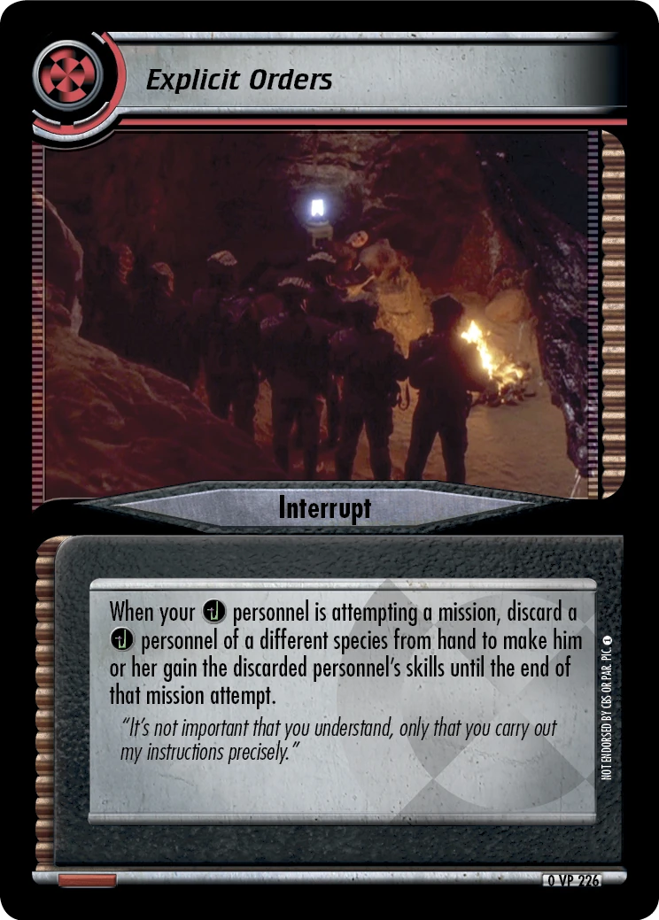 Explicit Orders (VP) | CardGuide Wiki | Fandom